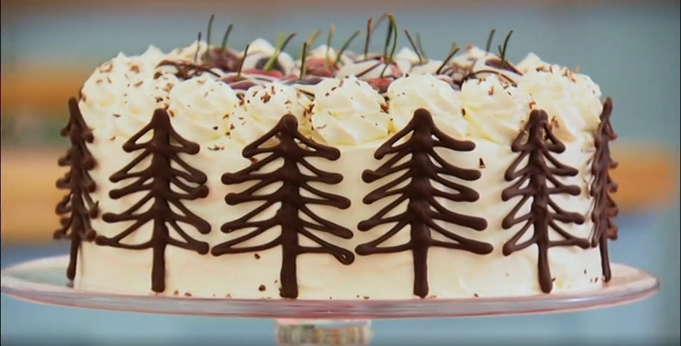 Black forest gateau cake | The Great British Bake Off - Educational ...