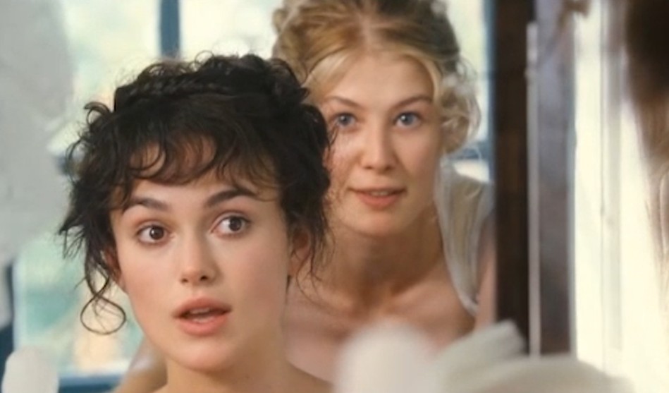 Jane and Elizabeth discuss Wickham before the Netherfield Ball | Pride ...